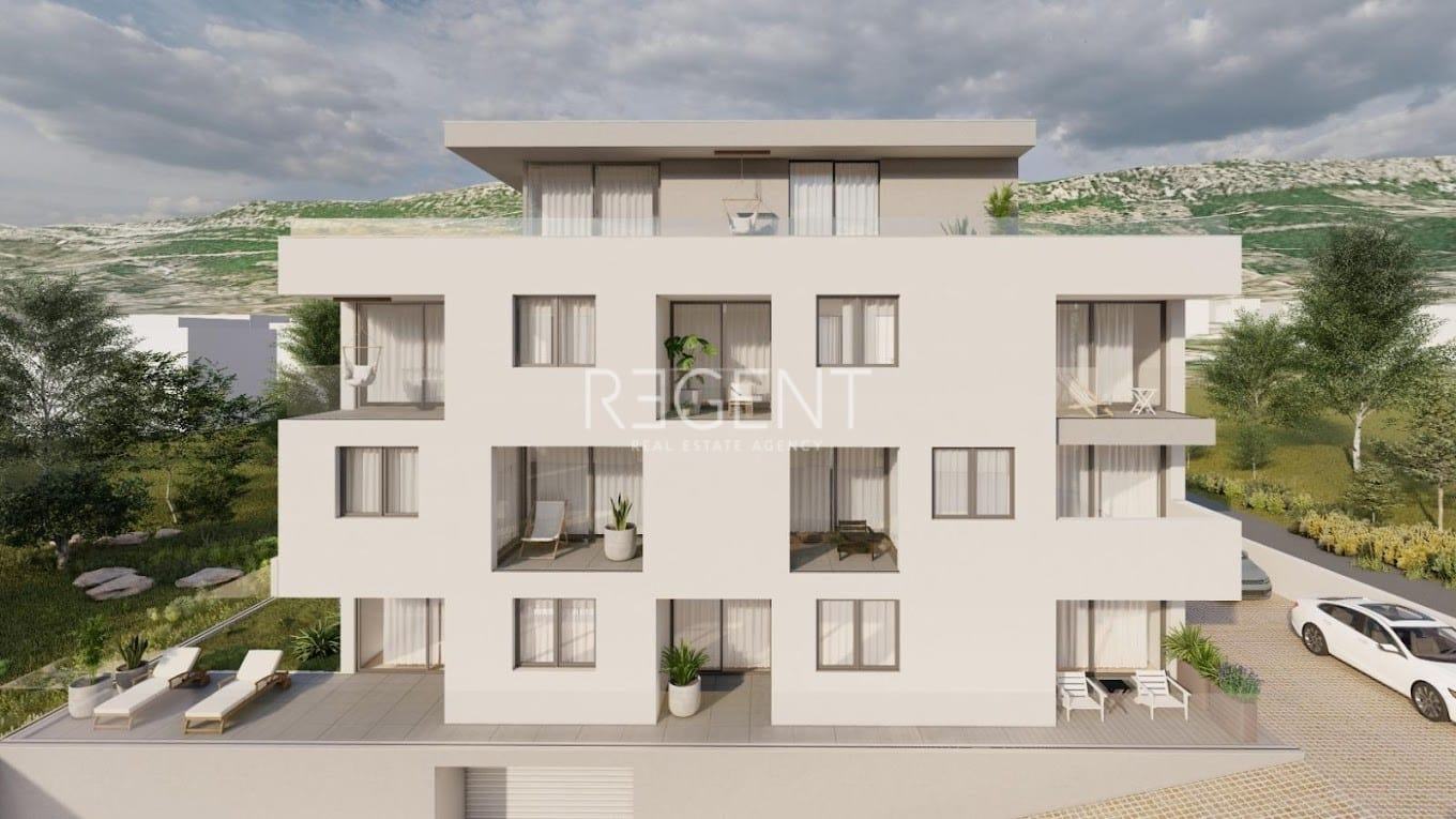 Split, Kaštel Lukšić - Dvosoban stan s balkonom 59 m2 novogradnja (prodaja)