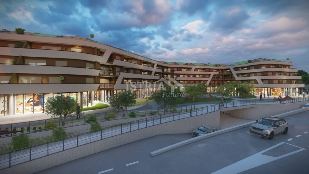 Stan u luksuznoj stambeno-poslovnoj zgradi u centru Poreča (prodaja)