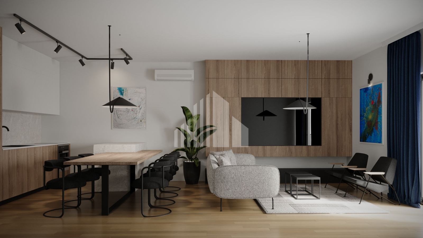 Stan novogradnja Pantovčak, 90 m2, 20 m2 terase, vrt 80 m2, PM 12.5 m2 (prodaja)