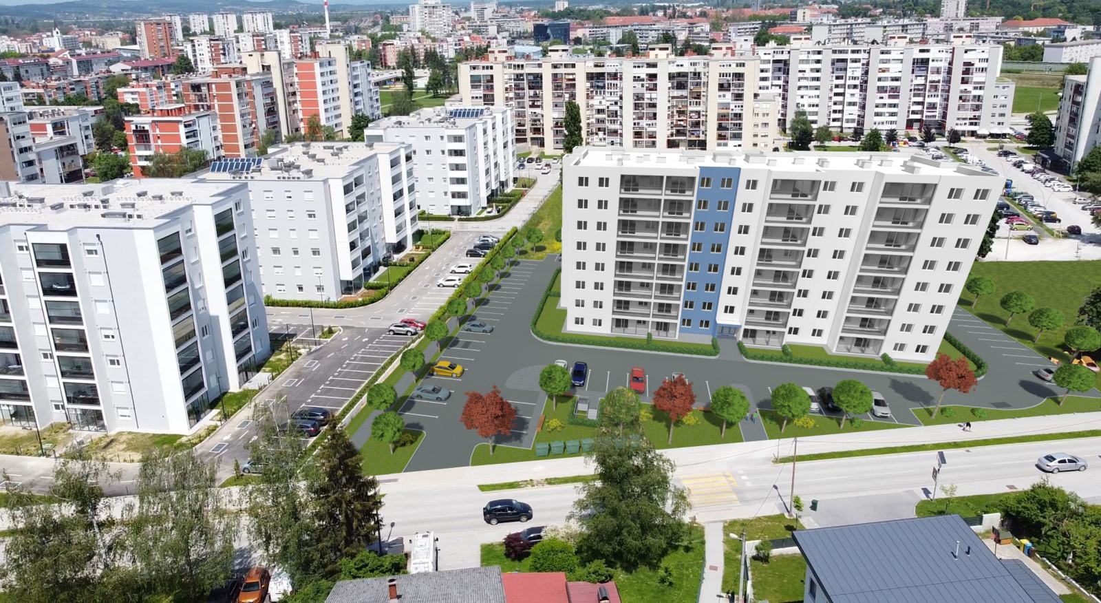 Stan S1: Karlovac, Grabrik 4, 77.47 m2, novogradnja (prodaja)