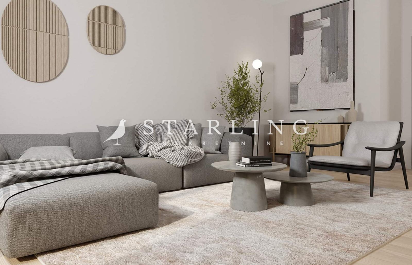 STAN S1, NOVOGRADNJA, PRODAJA, ZAGREB, SREBRNJAK, 79,63 m2, 3s (prodaja)