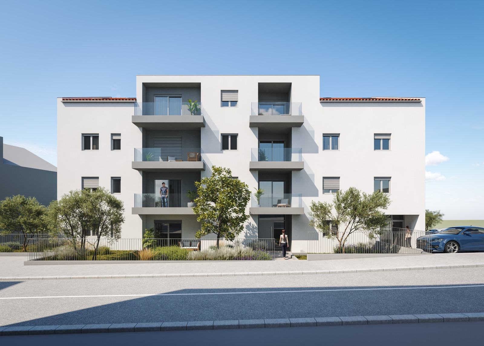 Stan S1 - Solin: Trosoban stan 65,57 m2 sa 28,04 m2 terase i vrta (prodaja)