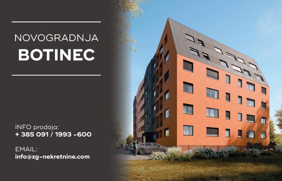 Stan: Zagreb (Botinec), 49.80 m2, novogradnja, bez provizije! (prodaja)