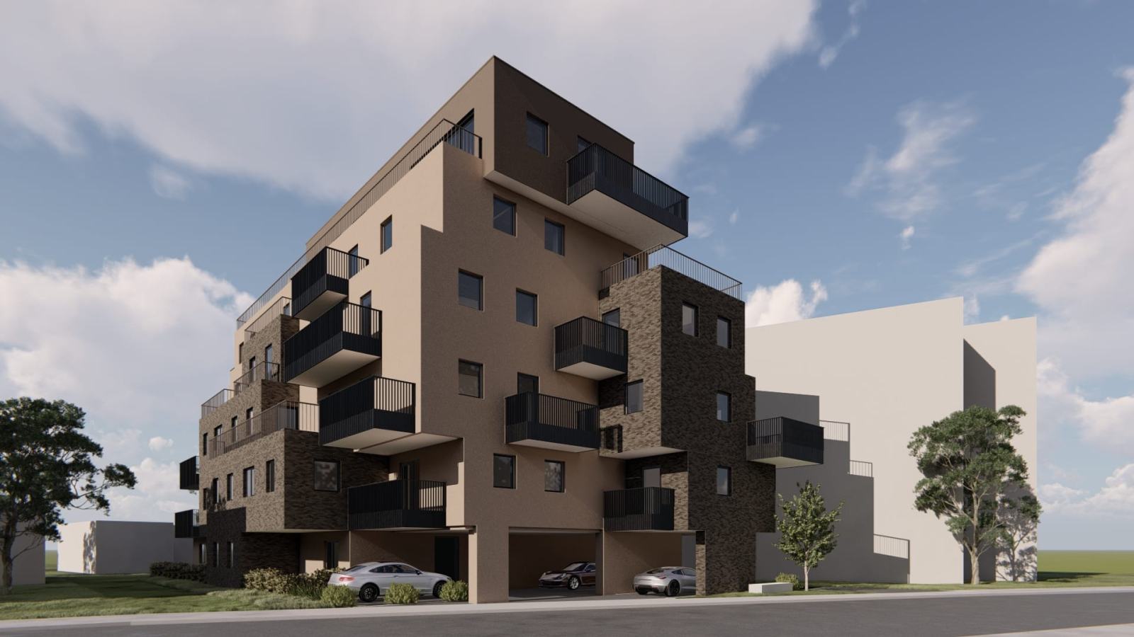 Stenjevec, četverosoban penthouse na 5. katu od 95,00 m2 novogradnja ...