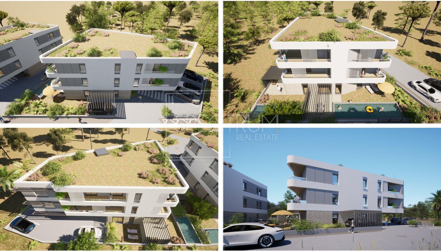 Umag, zemljište sa projektom za izgradnju zgrade