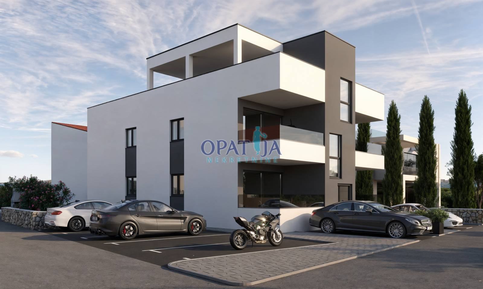 Vir, novi apartman S2 južna strana sa vlastitim vrtom (prodaja)