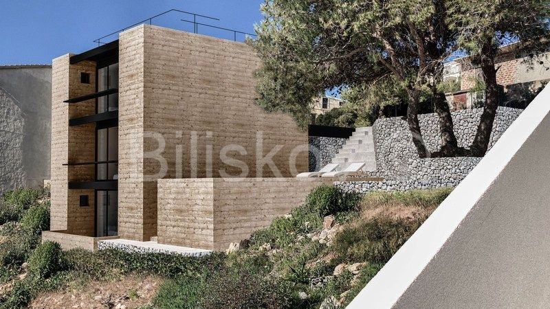 Vis, Rukavac- građevinsko zemljište s projektom i dozvolom za gradnju