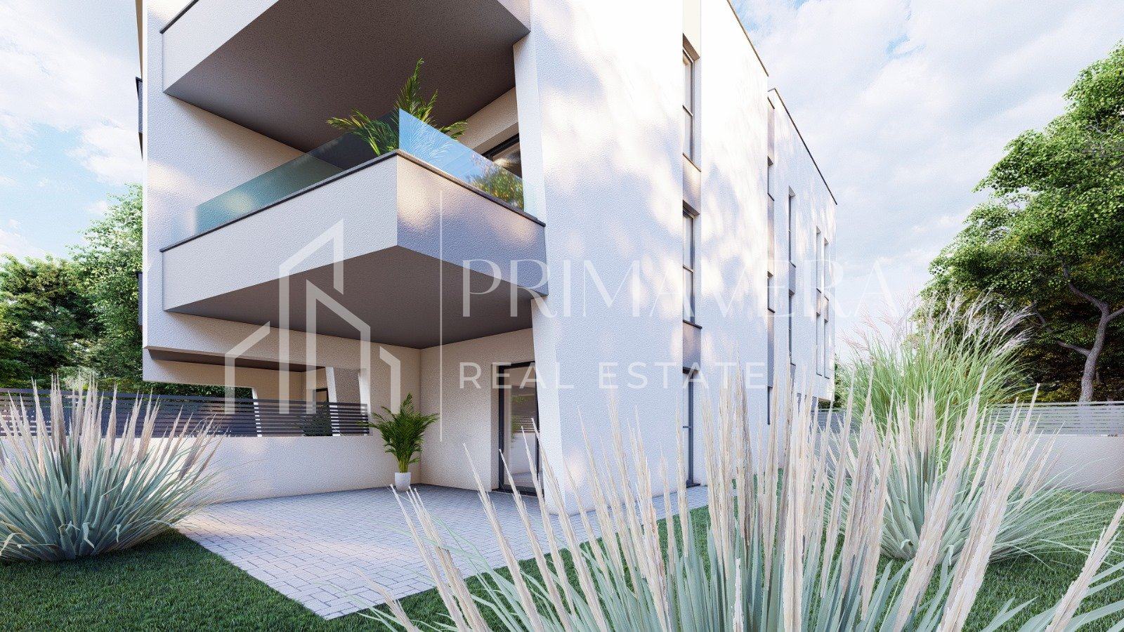 Zadar/Melada, novogradnja, stan S1 s vrtom (prodaja)