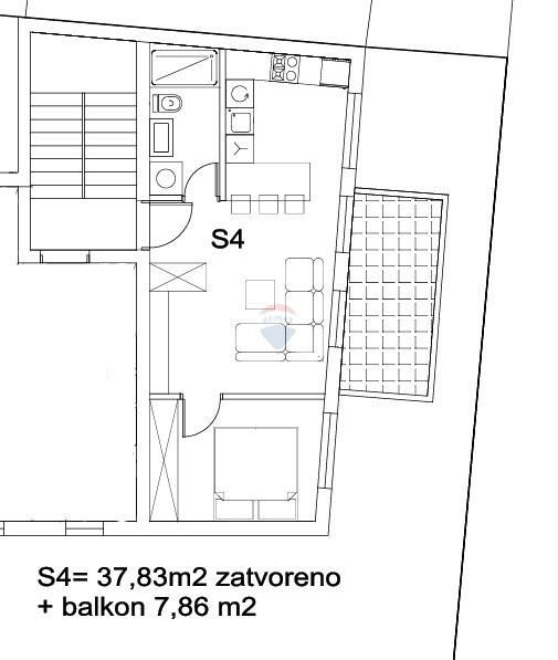Zagreb, Donja Dubrava, dvosoban stan na drugom katu - NOVOGRADNJA (prodaja)