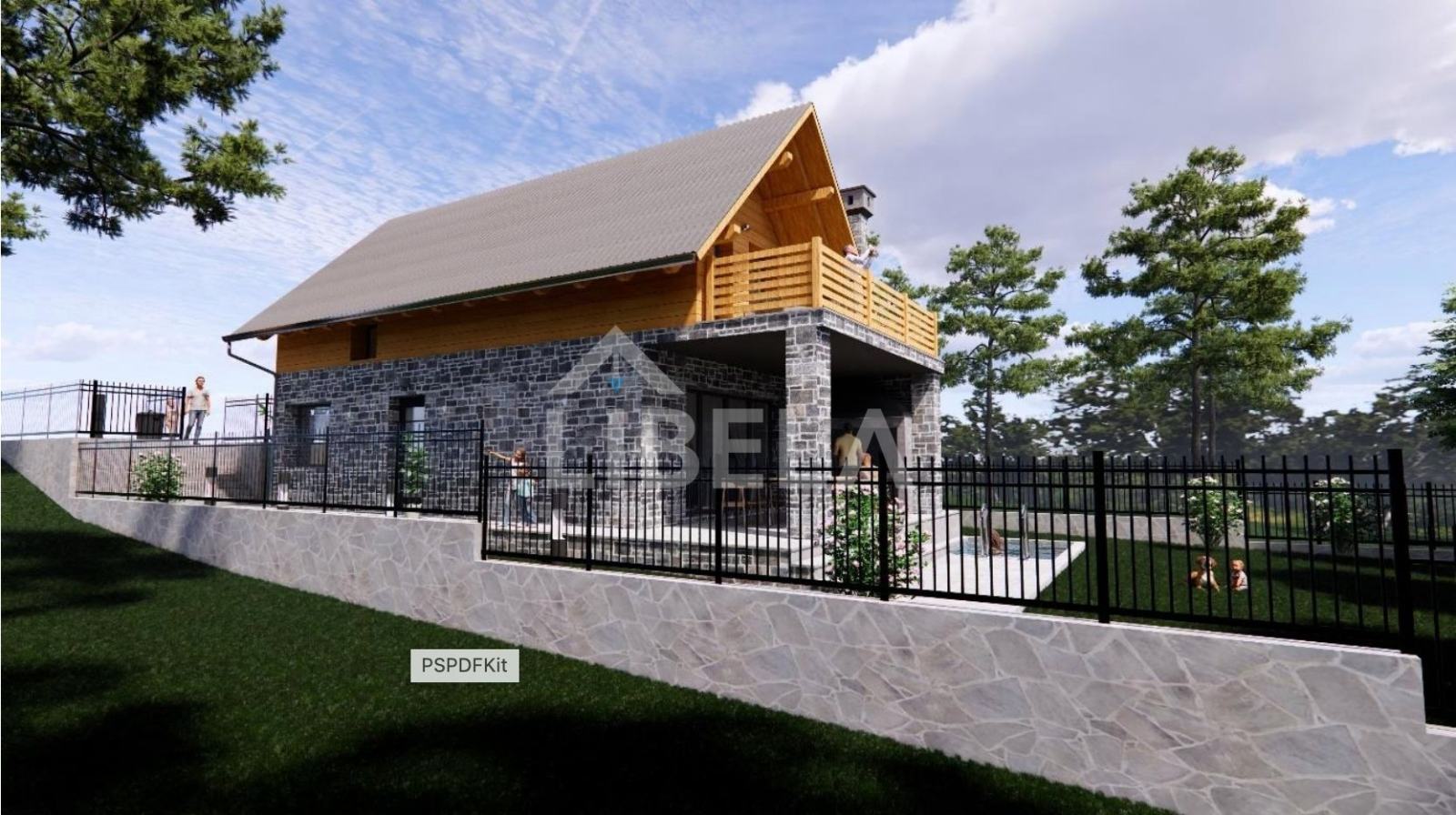 Zemljište Veljun Primorski (Senj) 380m2 s izrađenim idejnim projektom