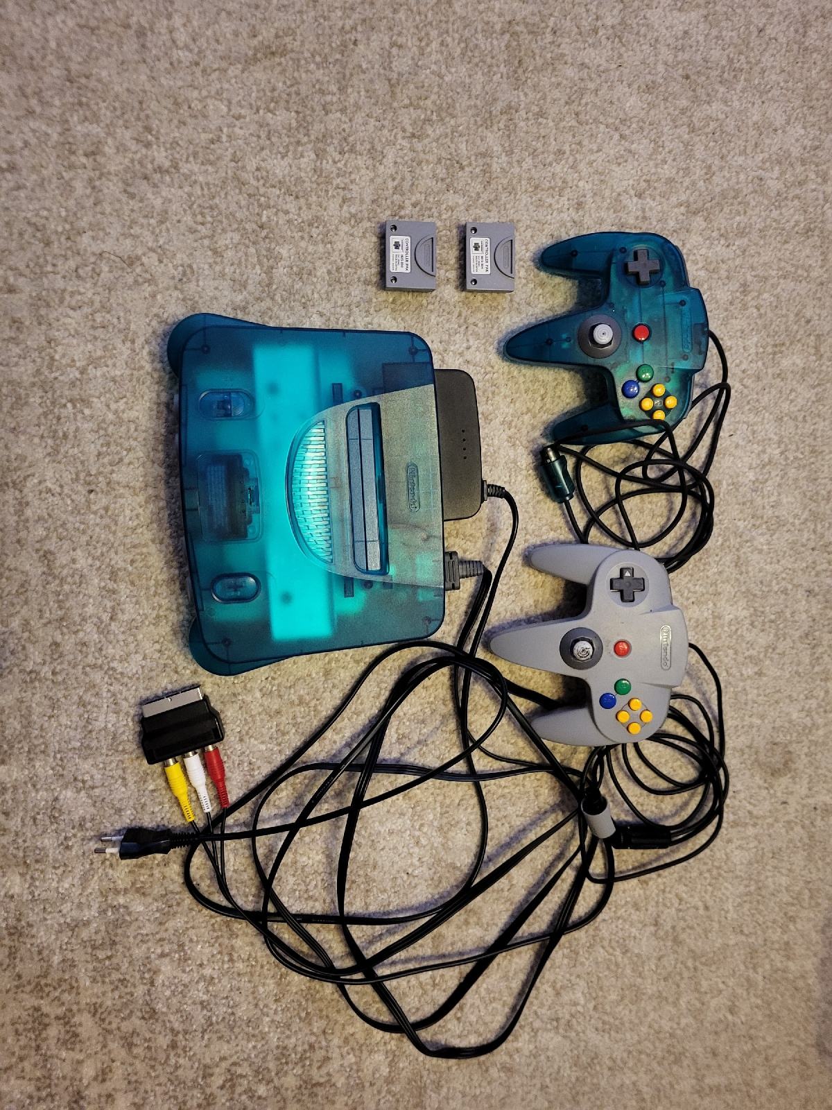 Nintendo 64 ice blue komplet sa igricama