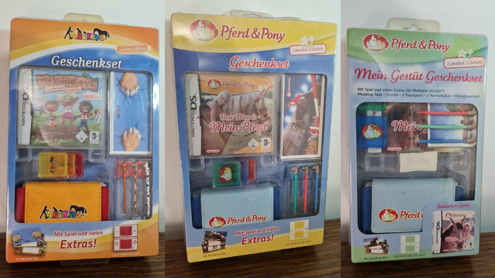 Nintendo DS Lite starter kit x3