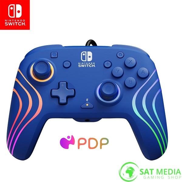 Controller PDP Nintendo Switch žični Afterglow Wave Blue 8 boja,račun