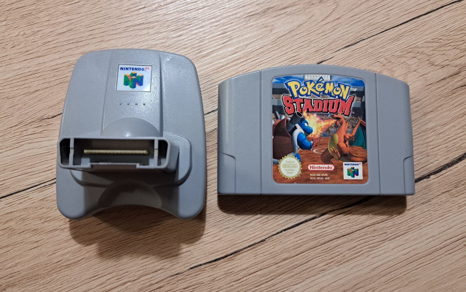 Nintendo 65 Transfer Pak + Pokemon Stadium