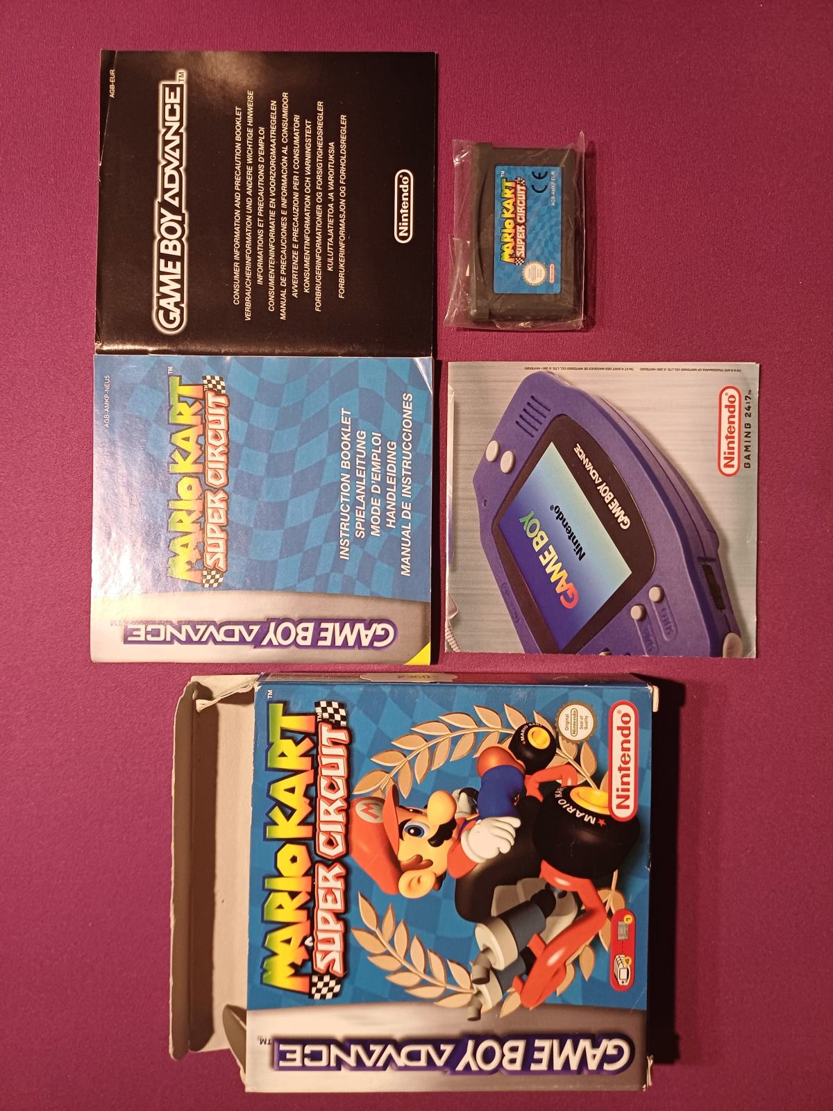 Nintendo Gameboy A. Mario Kart