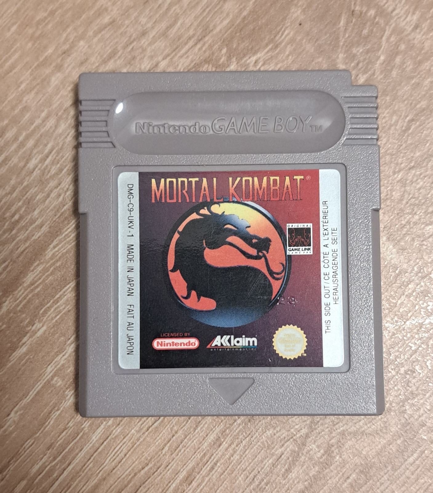 Nintendo Gameboy Mortal Kombat