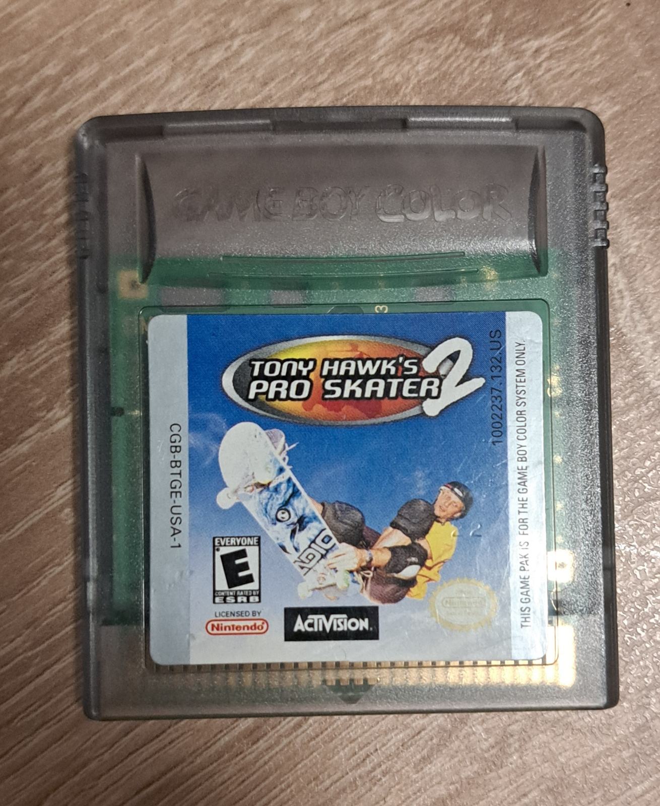 Nintendo Gameboy Tony Hawks Pro Skater 2