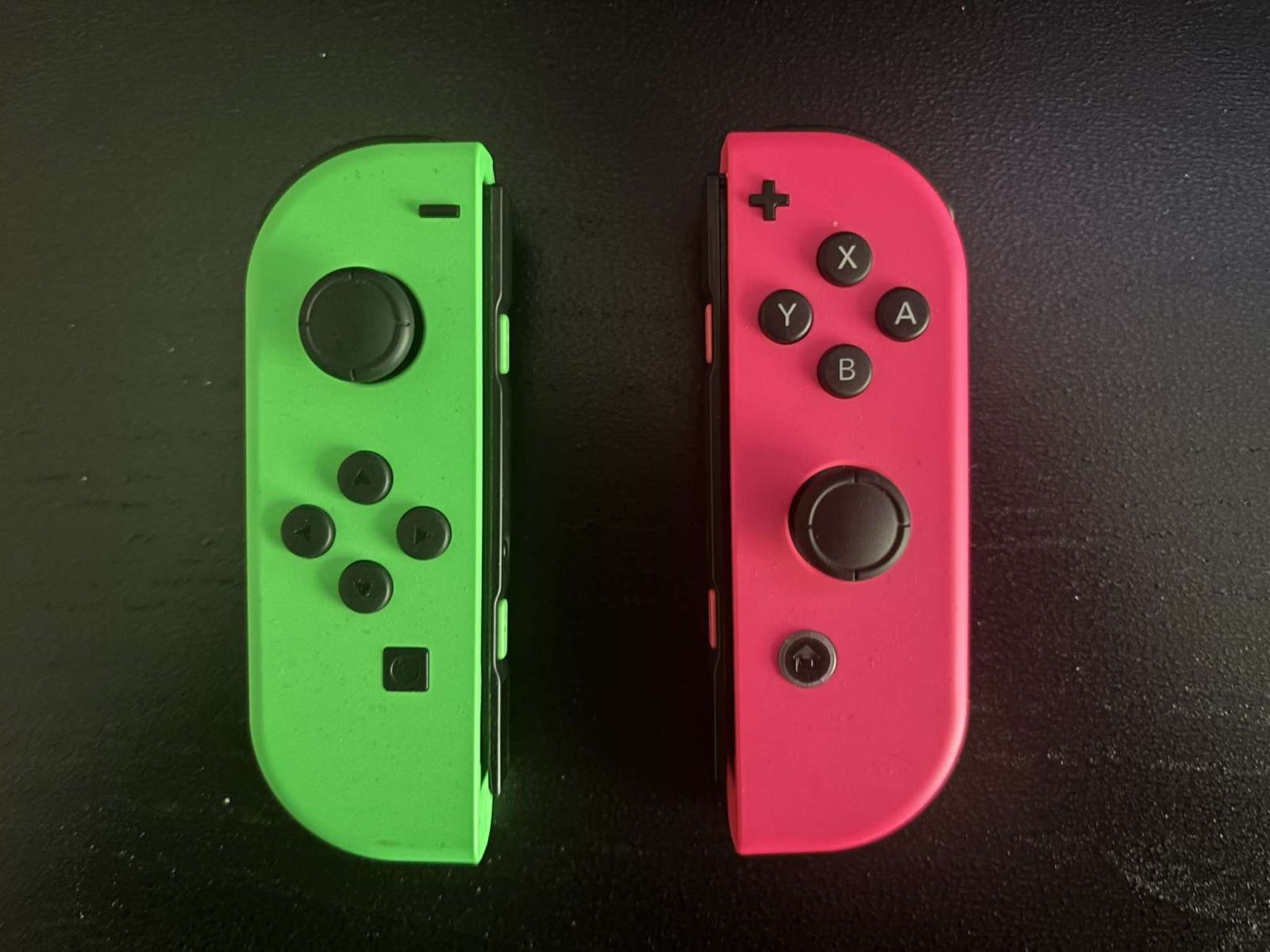 Nintendo Switch Joy-Con Neon Green - Neon Pink