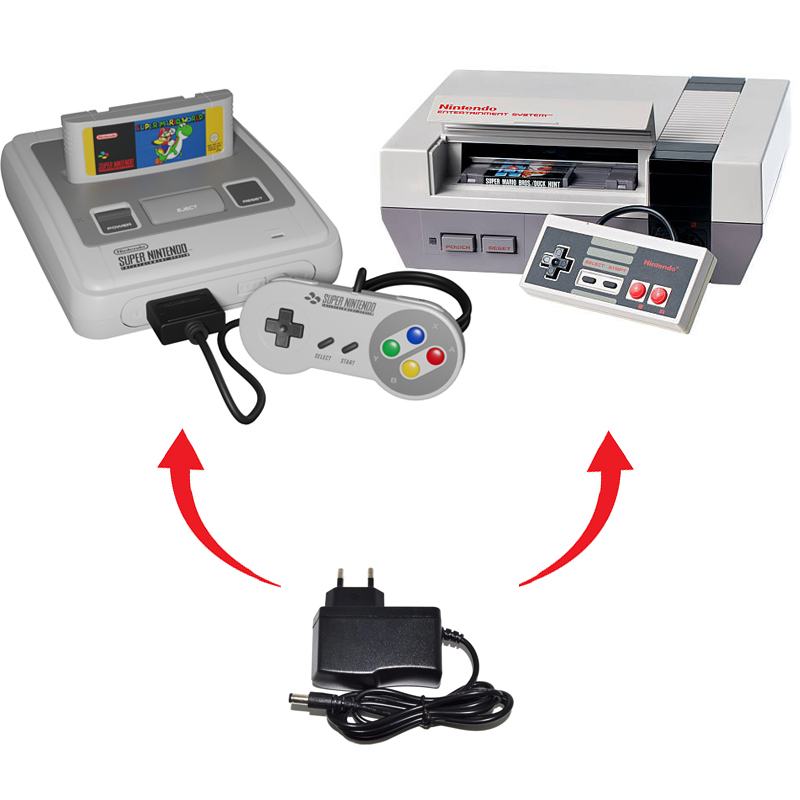 Punjač (adapter) za Nintendo NES i Super Nintendo - SNES