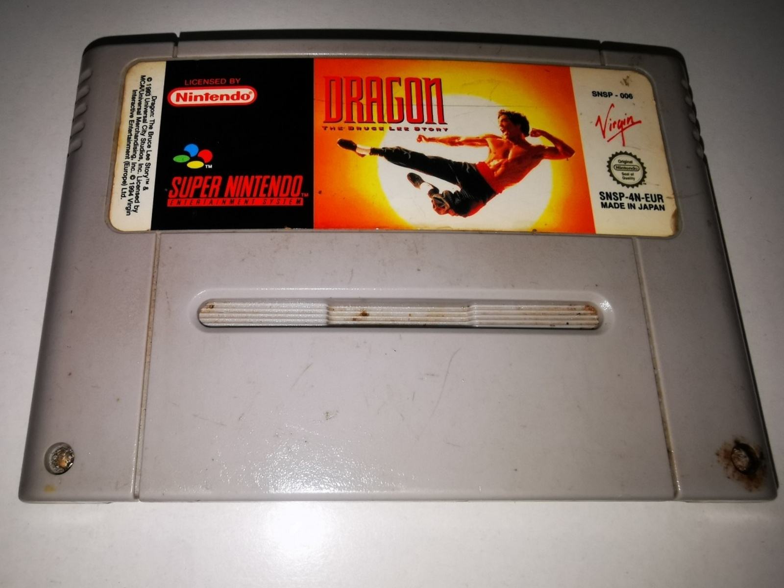 SNES Dragon The Bruce Lee Story