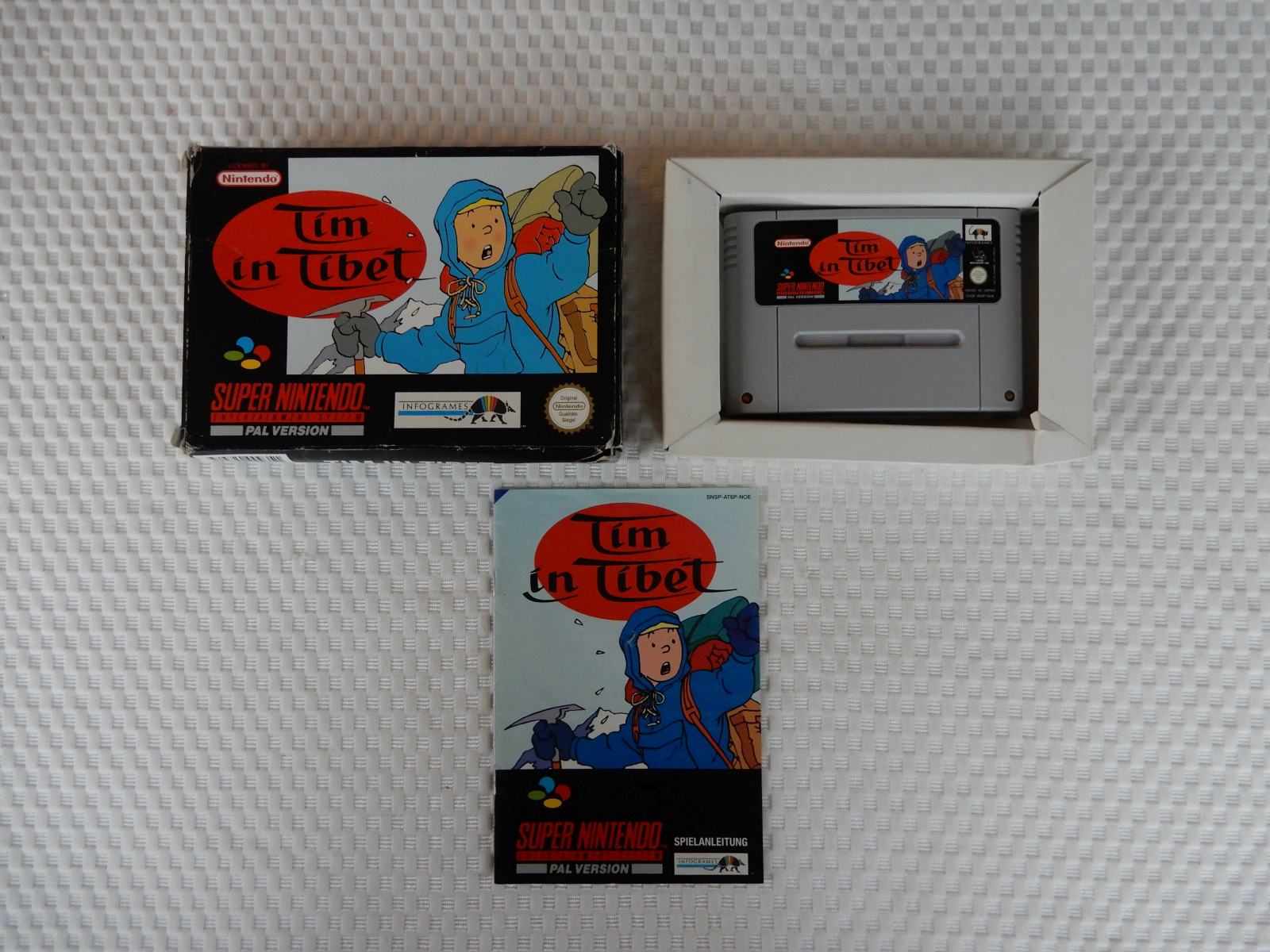 Tim In Tibet CIB za SNES Super Nintendo