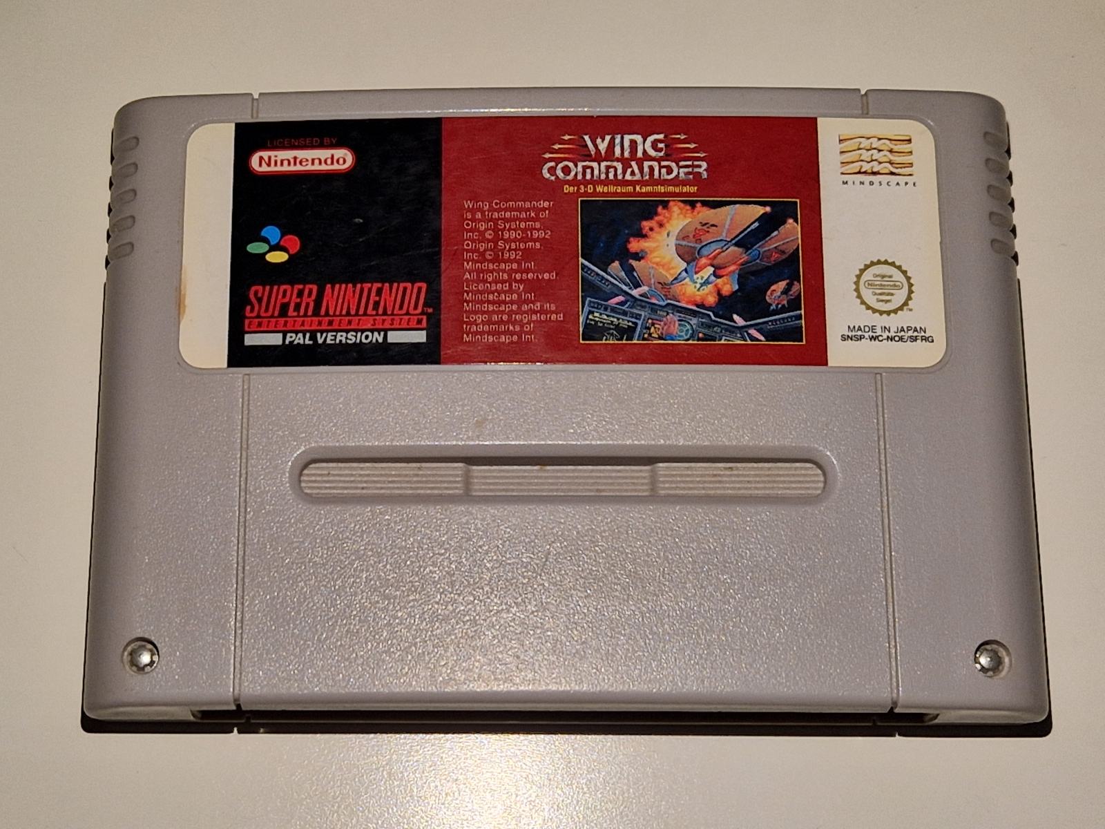 Wing Commander SNES PAL na njemačkom