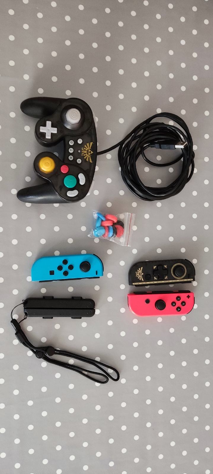 3 Joy-con i 1 usb kontroler