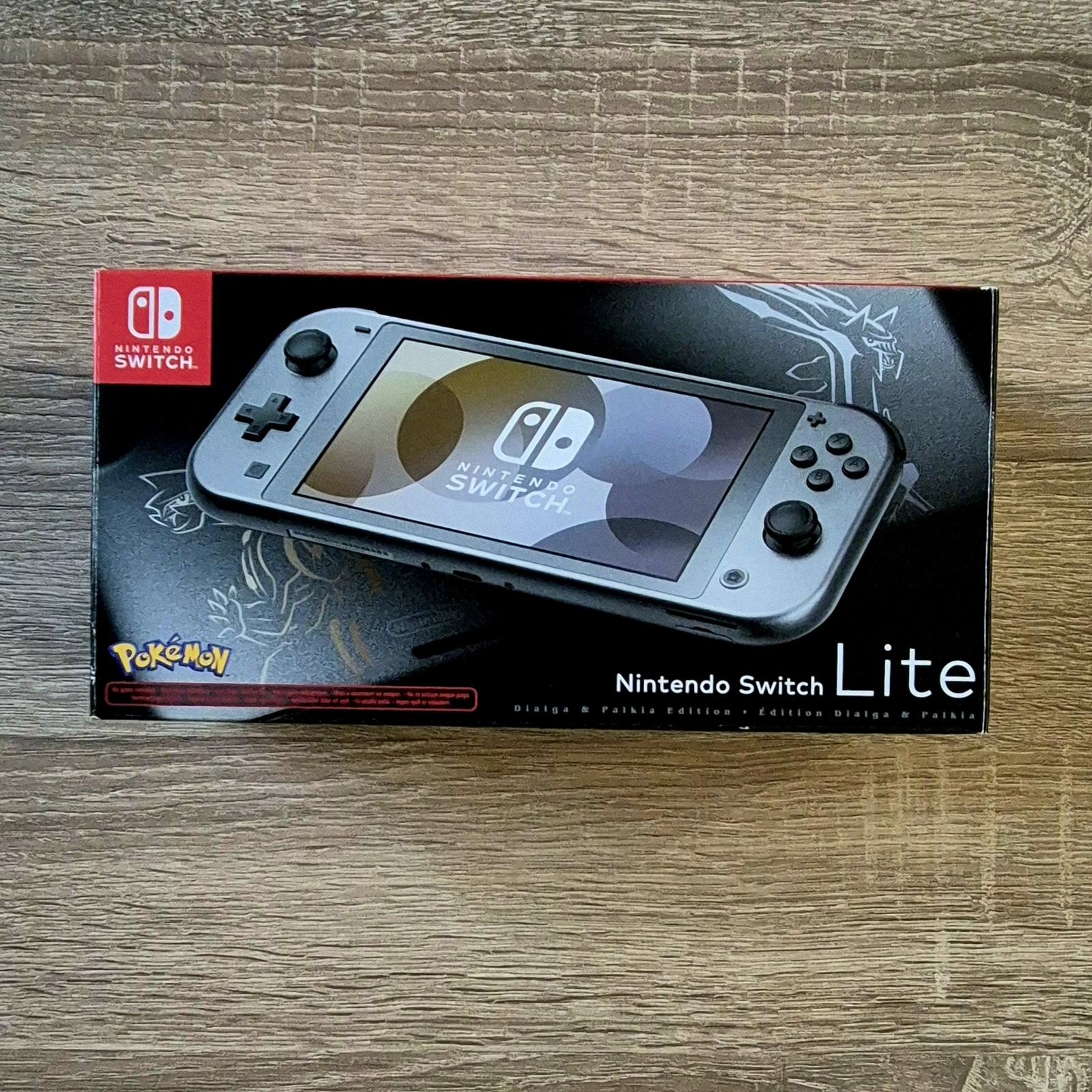 Nintendo Switch Lite Dialga & Palkia NOVO!