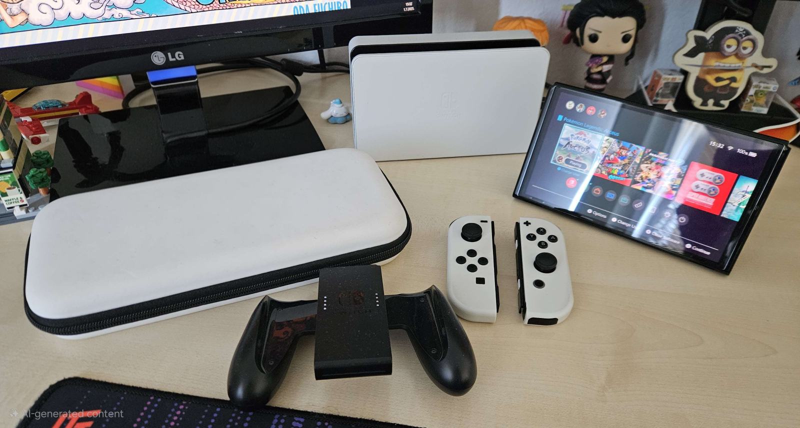 Nintendo Switch OLED + SD kartica + Oprema