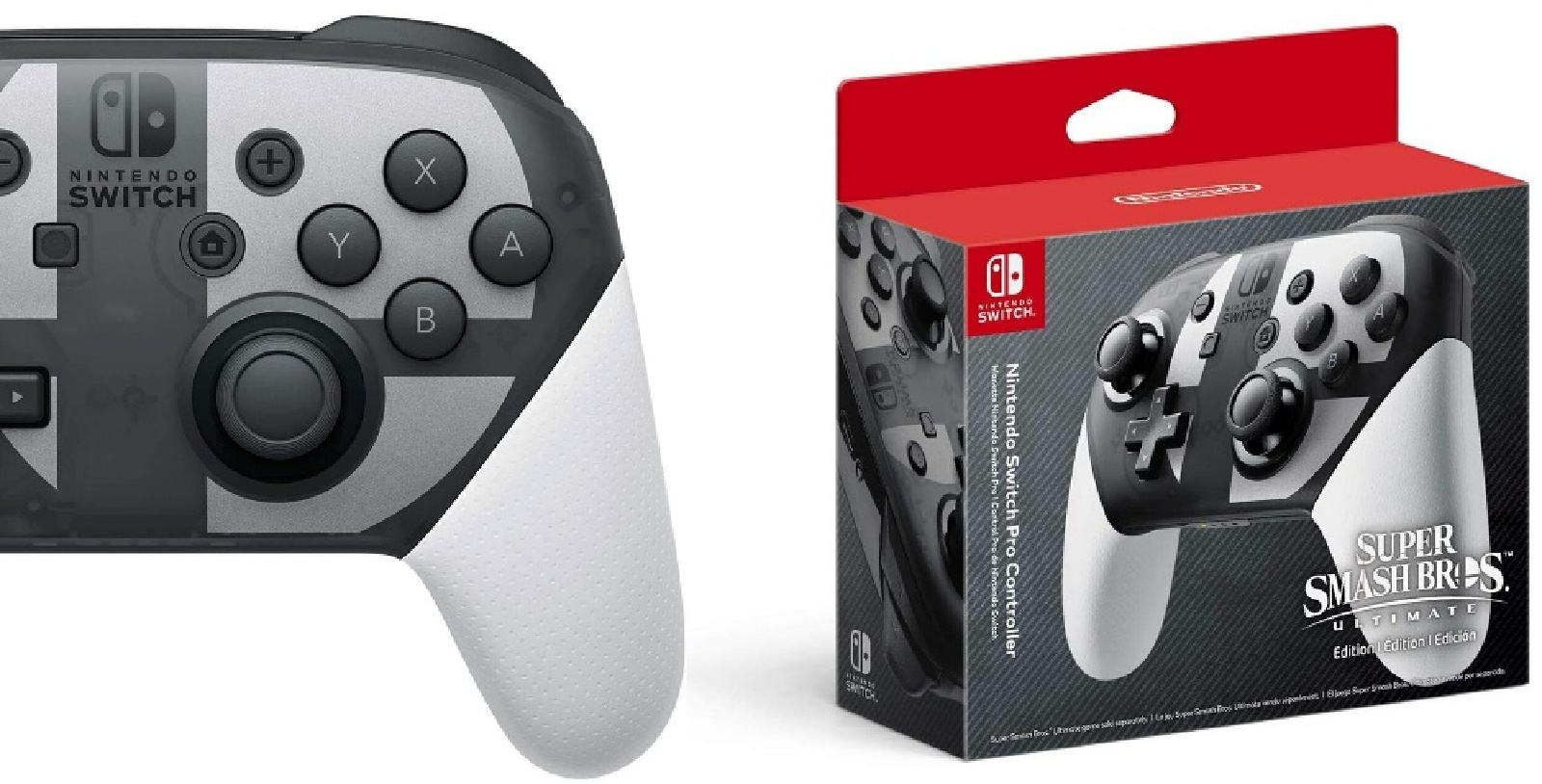 Nintendo switch pro controller smash bros edition prodajem