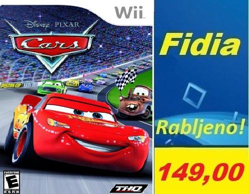 Disney Pixar Cars Nintendo Wii