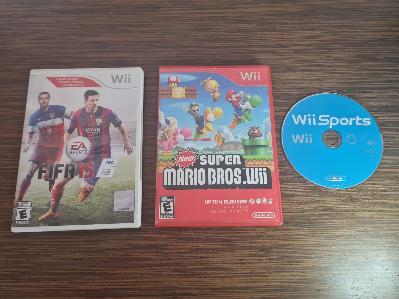 Nintendo Wii igre Super Mario, Fifa, Wii Sports