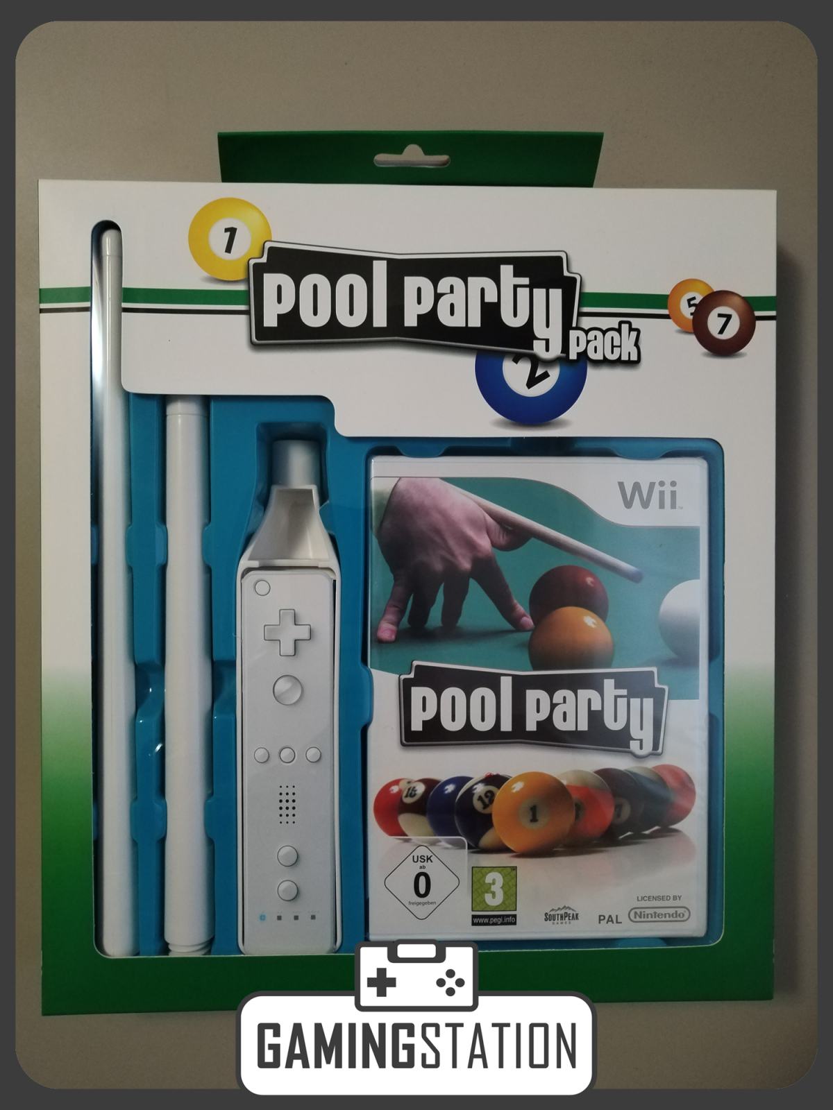 Nintendo Wii Pool Party Pack ★