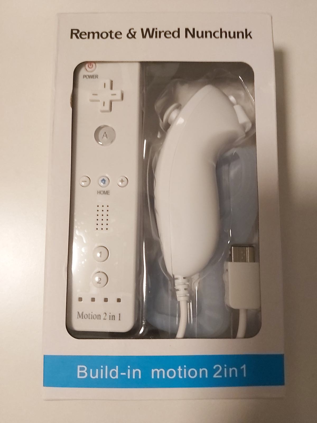 Nintendo Wii Remote Motion plus + Nunchuk NOVO