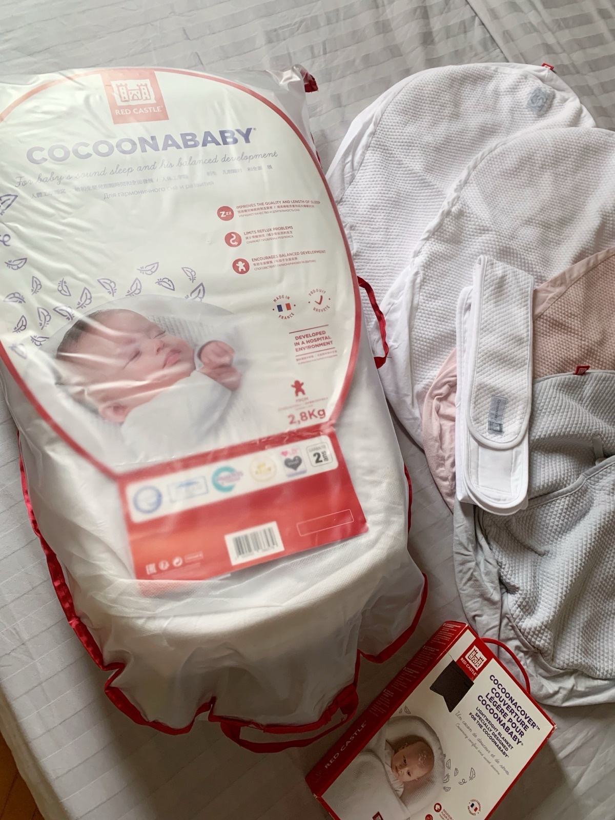 Cocoonababy® Red Castle gnijezdo za bebe