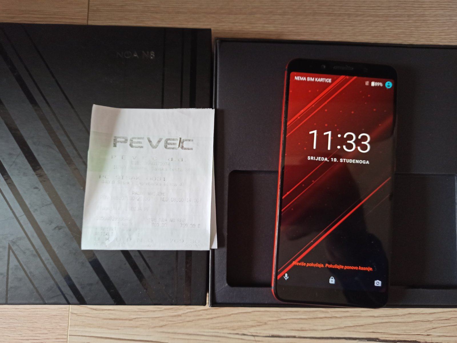 Noa N8 kao NOV, GARANCIJA ZA 300KN