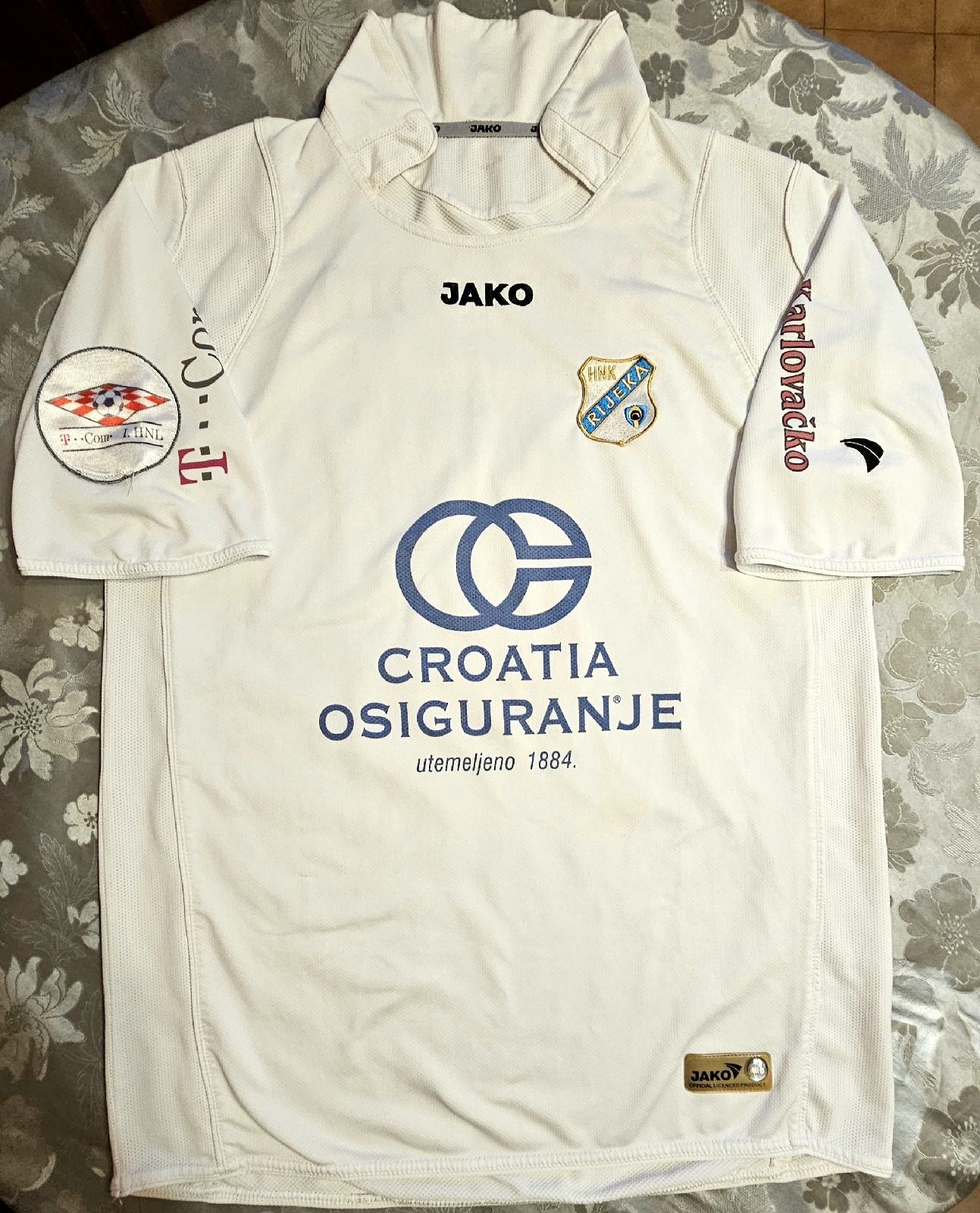 NK RIJEKA- DRES S UTAKMICE, MATCH WORN