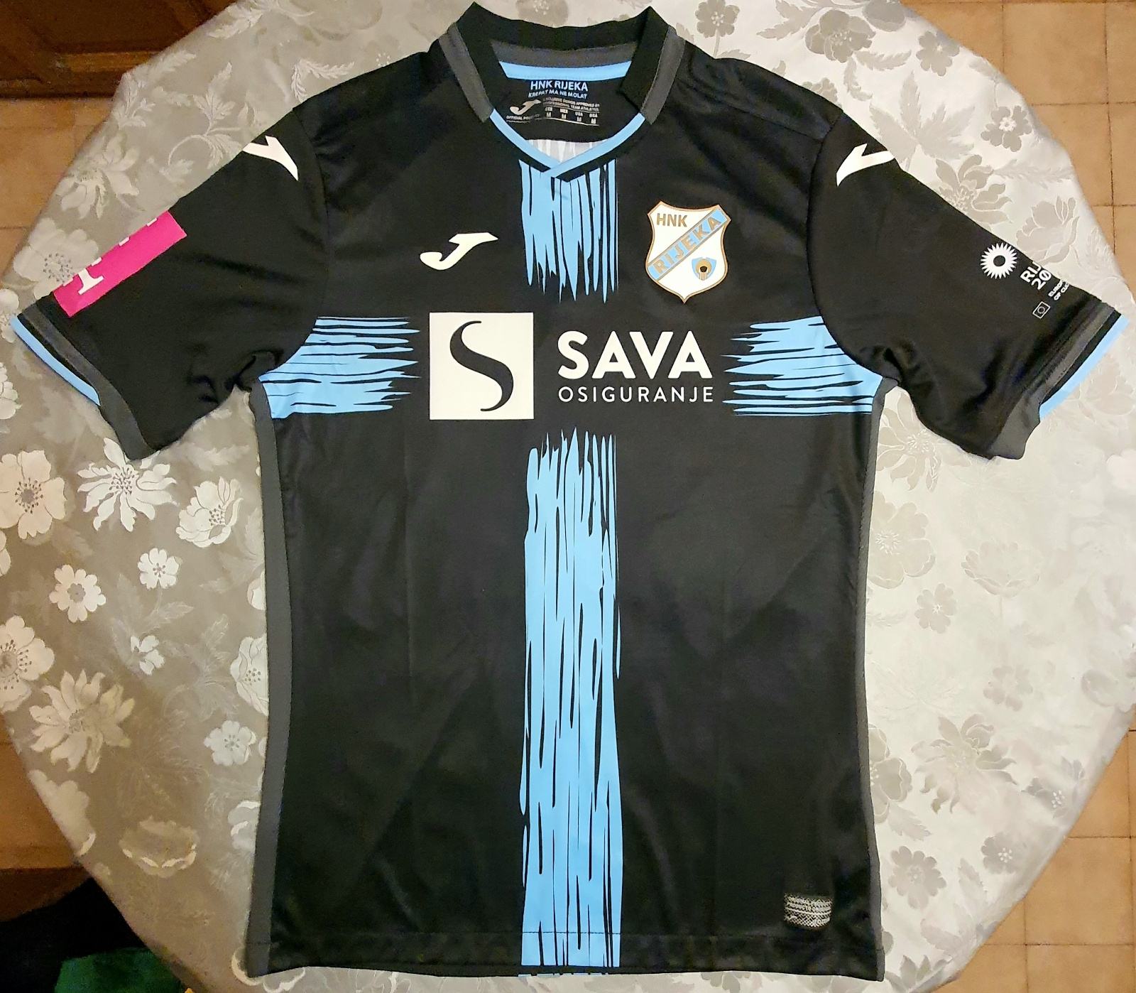 NK RIJEKA- LUKA CAPAN MATCH WORN,DRES S UTAKMICE S POTPISOM I POSVETOM