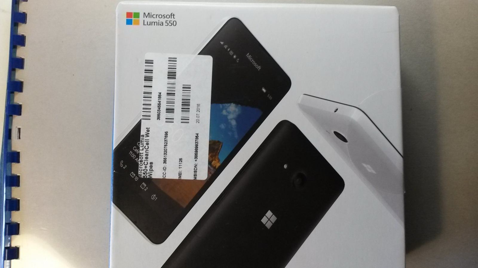 Nokia Lumia 550 - WIndows phone, novo