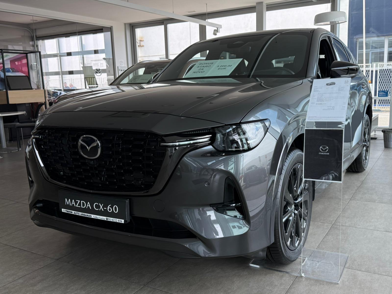 Mazda CX-60 5WGN 3.3L e-SKYACTIV D 254ps 8AT AWD Homura Plus - NOVO, 2025 god.