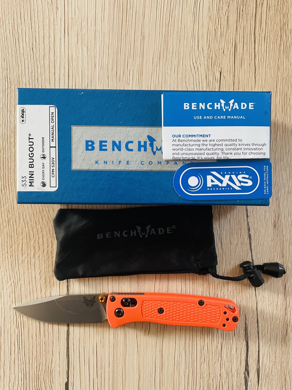 P: Benchmade Mini Bugout