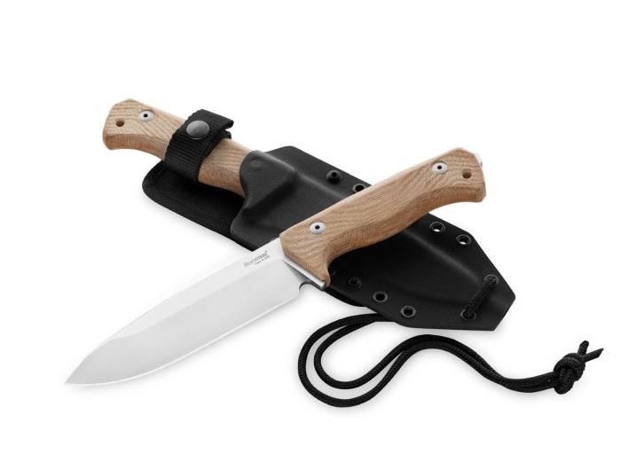 LionSteel T6 Micarta Natural K490 fiksni nož