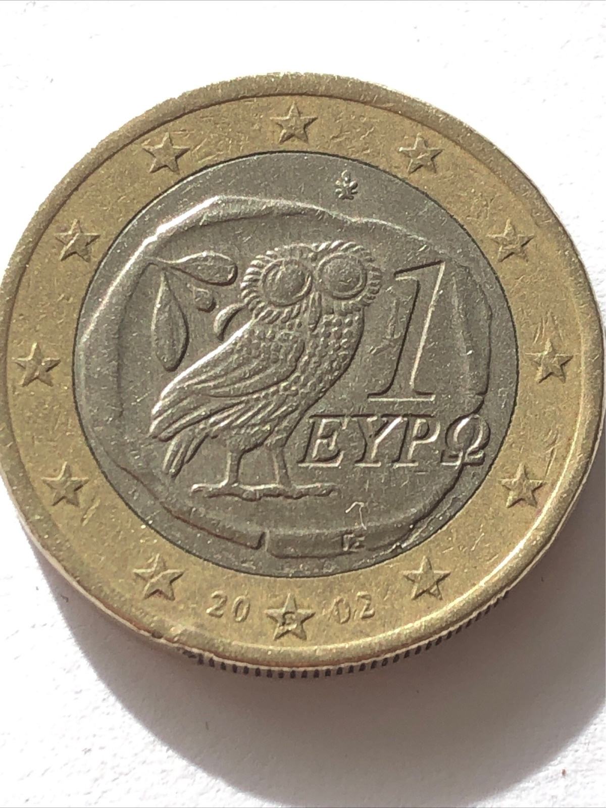 1 Euro Grčka - 2002 god.