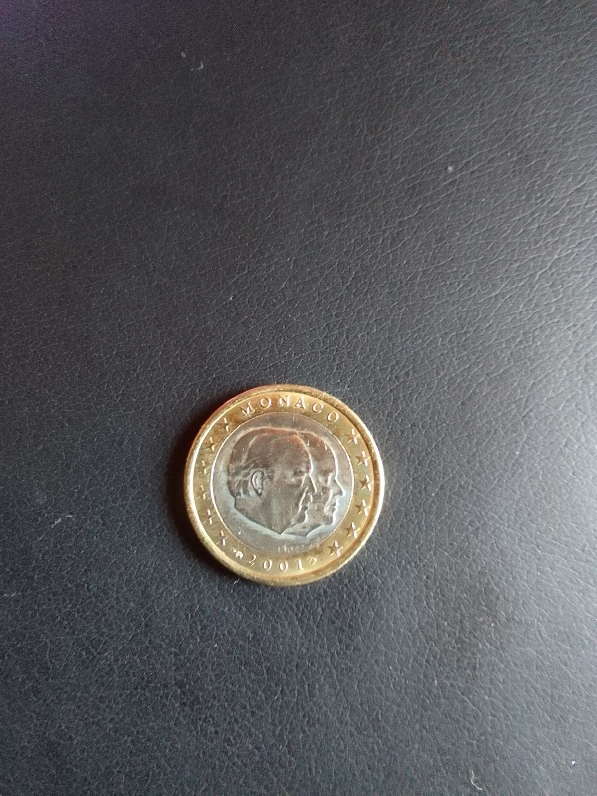 1 euro Monaco 2001 .god.