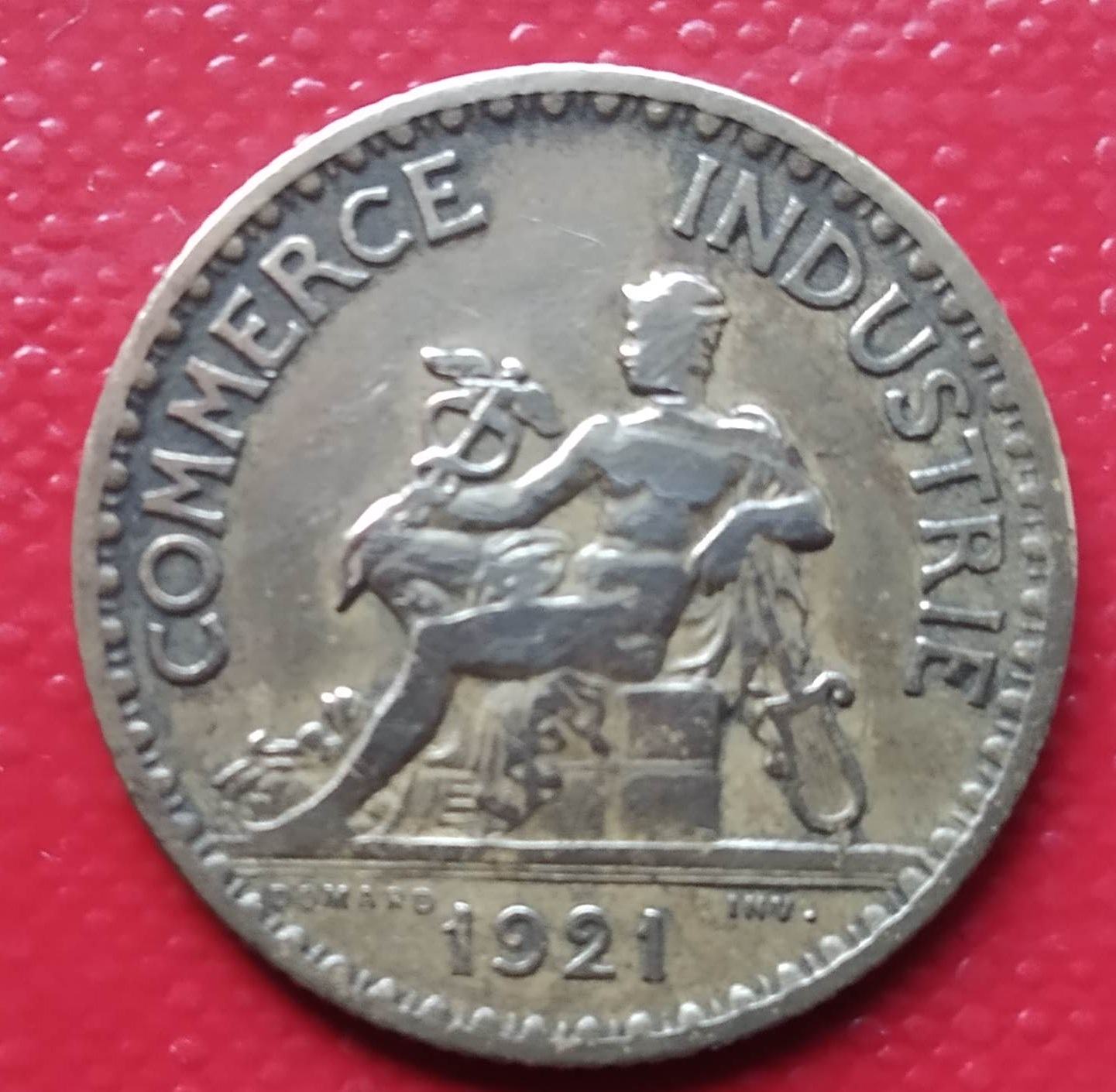 1 franak Francuska1921