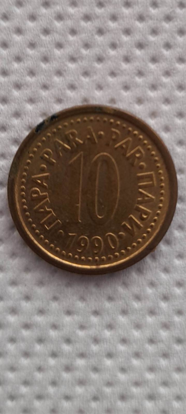 10 para 1990 jugoslavija