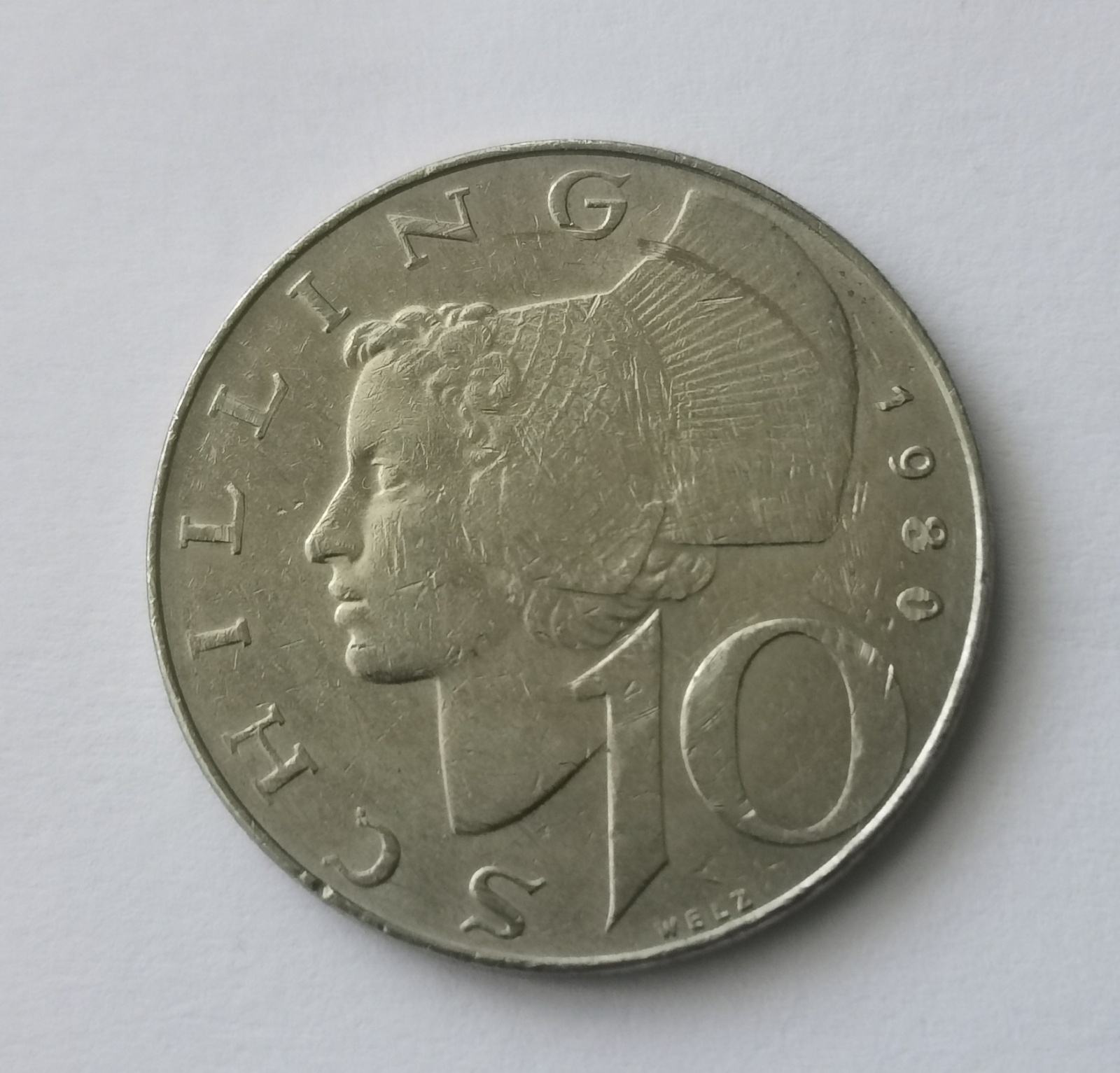 10 Schilling 1980 Austria