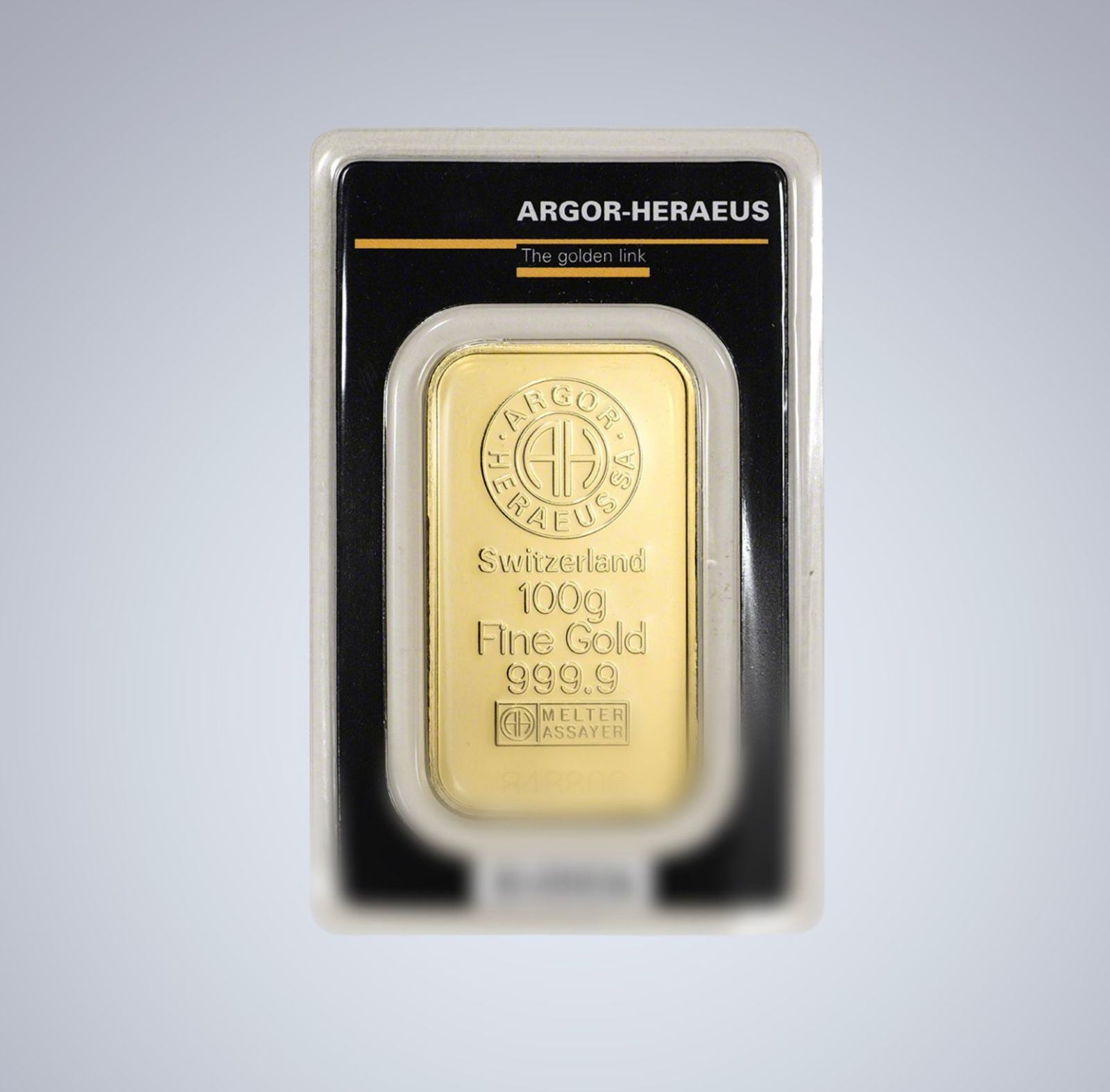 100 gram Argor gold bar