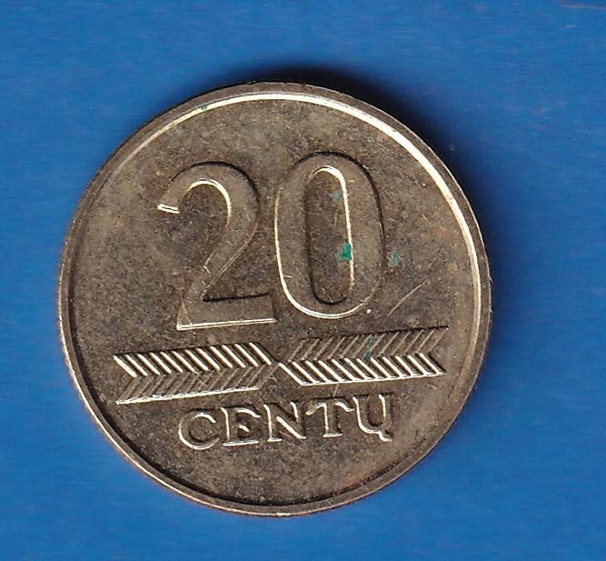 1452 - LITVA 20 CENTU 2007