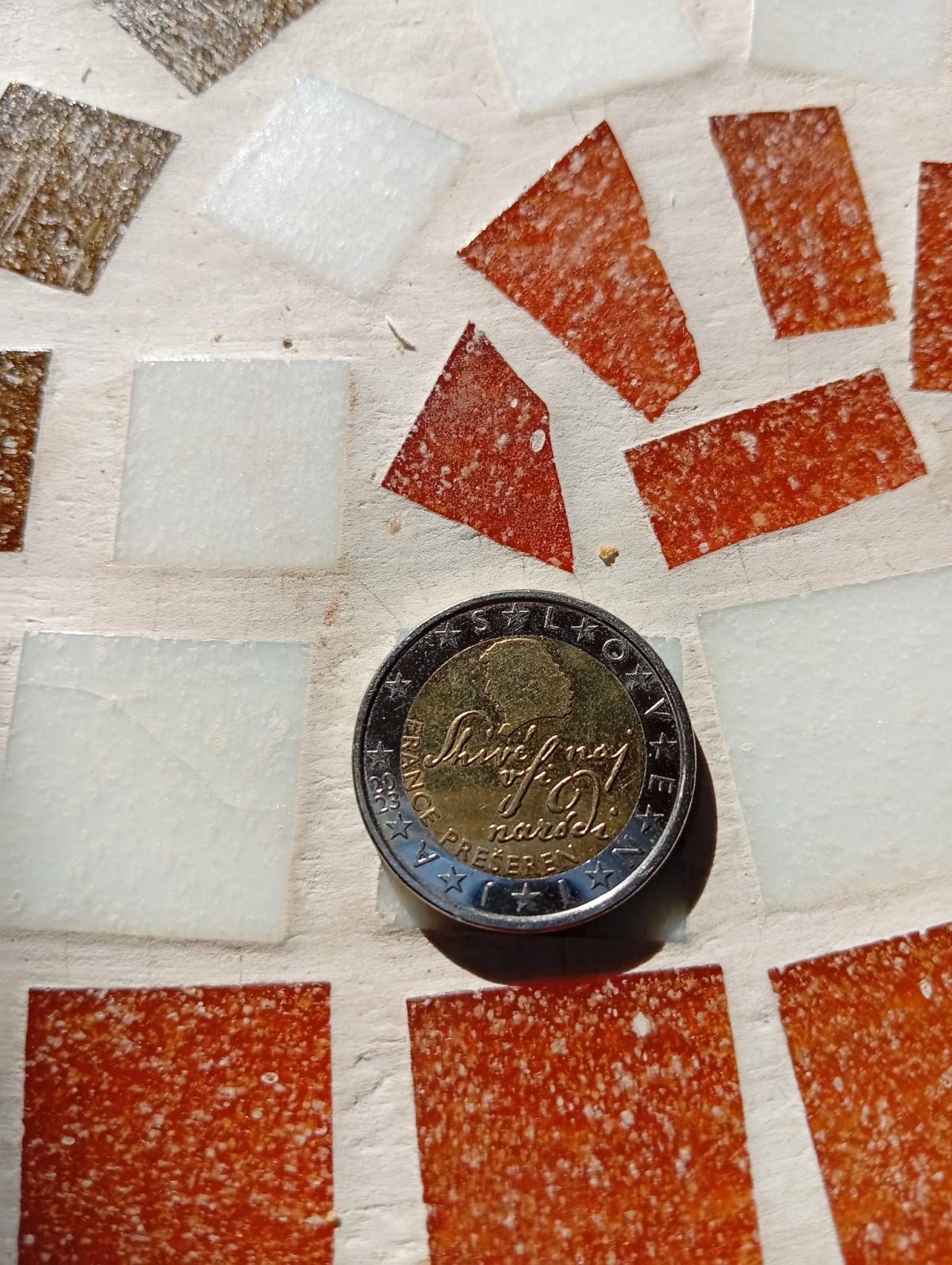 2 eura 2023 France presern Slovenija